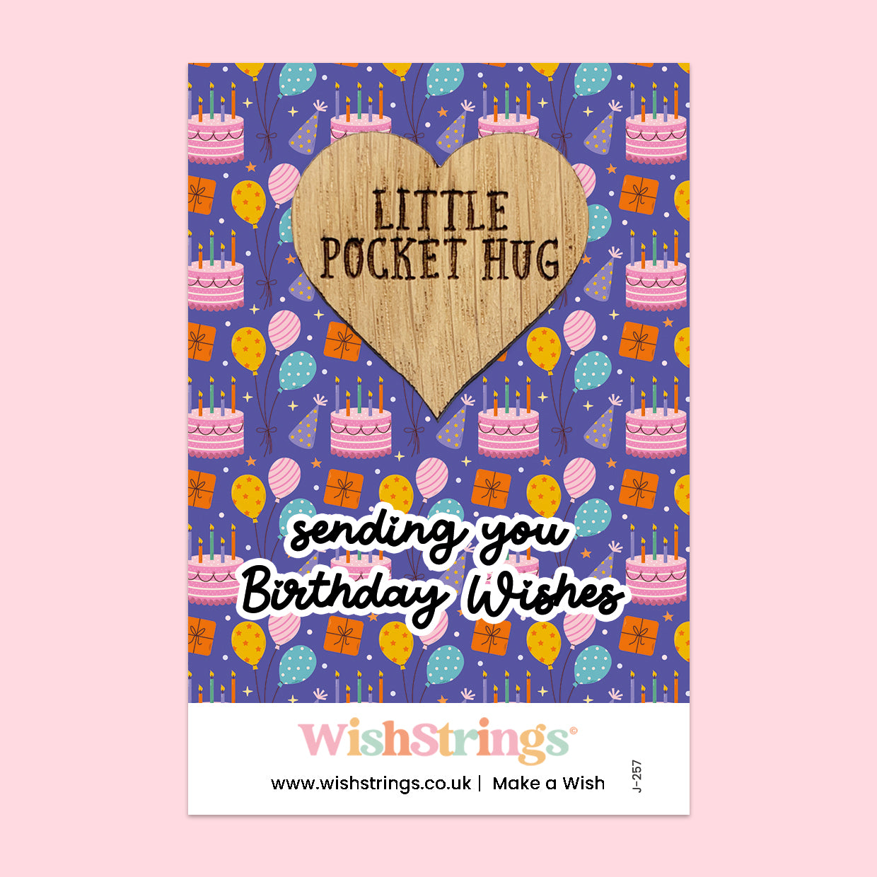 WishStrings Pocket Hug | Sending You Birthday Wishes | Gift Token