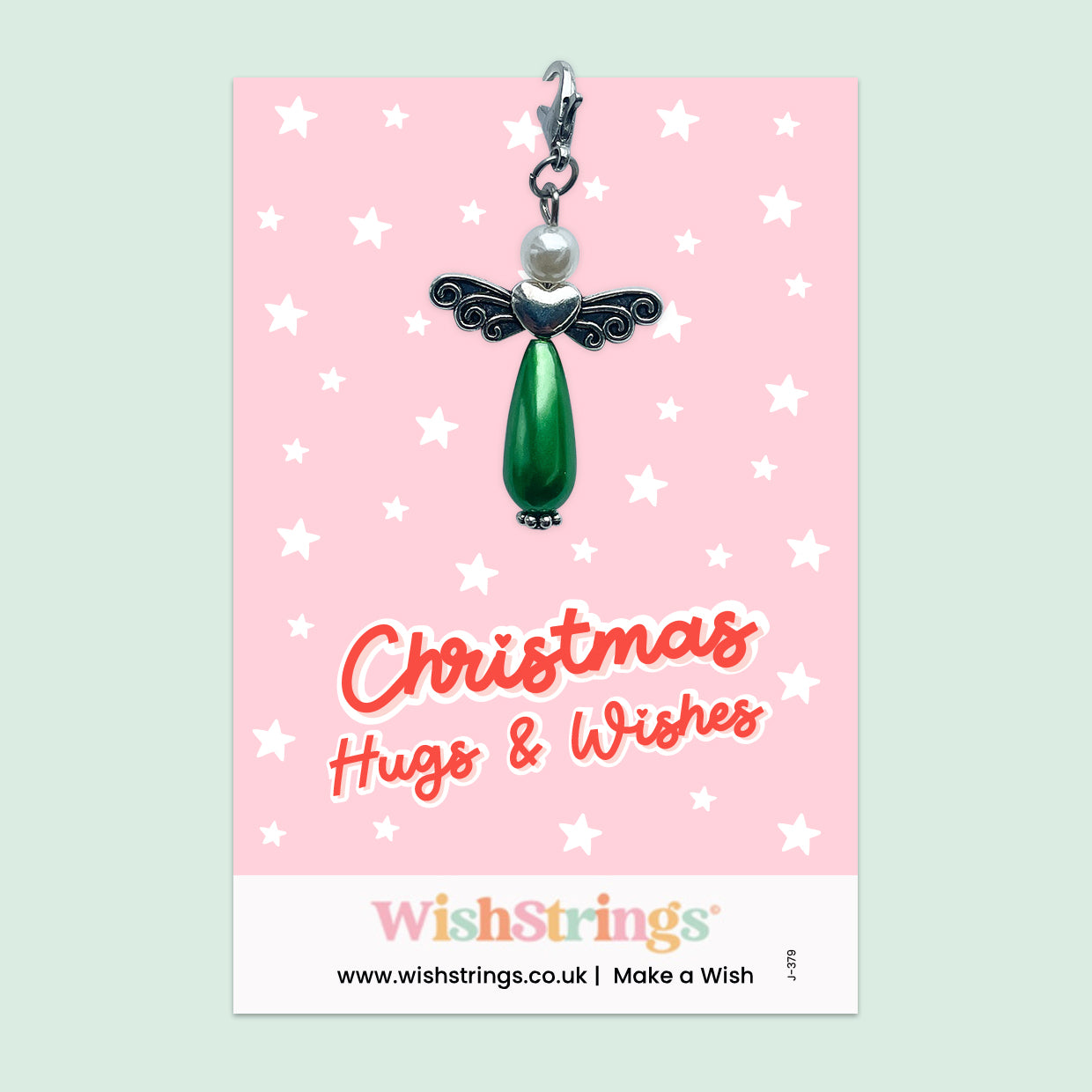 Christmas, Hug & Wishes - Wish Angel Clip – WishStrings