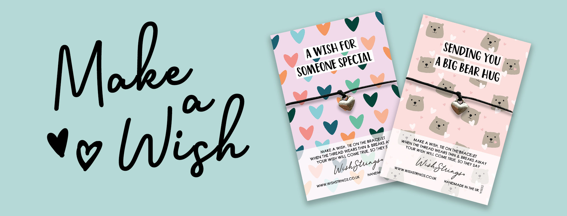WishStrings® - Wish Bracelets || WISH♥BOX - Letterbox Gift Boxes