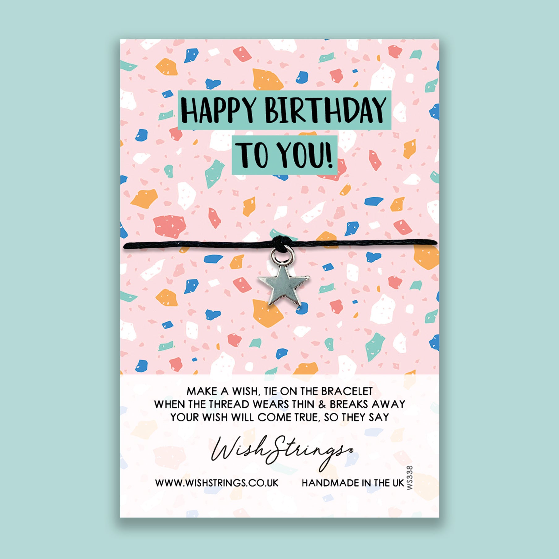 Birthday - WishStrings Wish Bracelet | Token Gift, Positive Quote