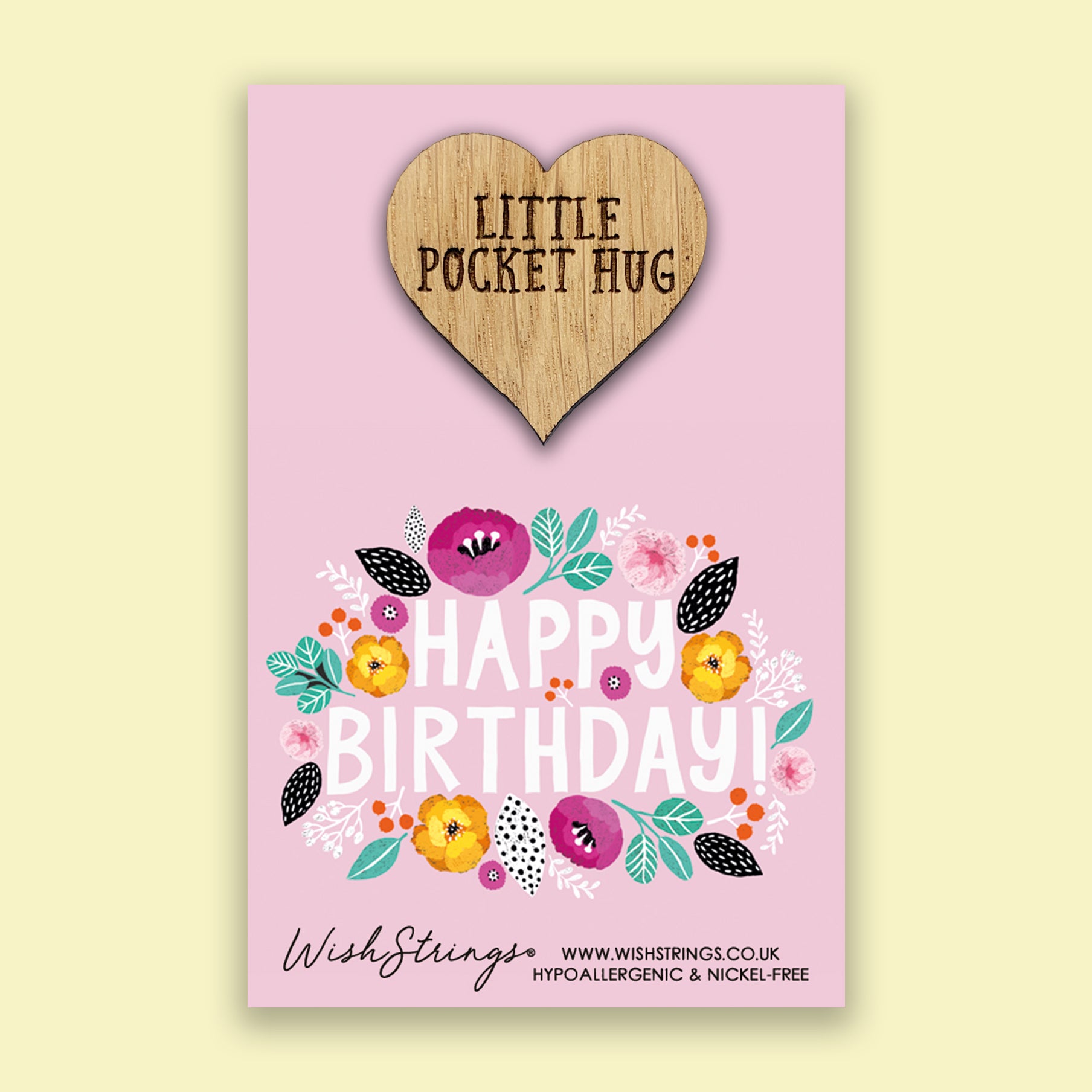 Happy Birthday - Little Pocket Hug | Token Gift, Positive Quote ...